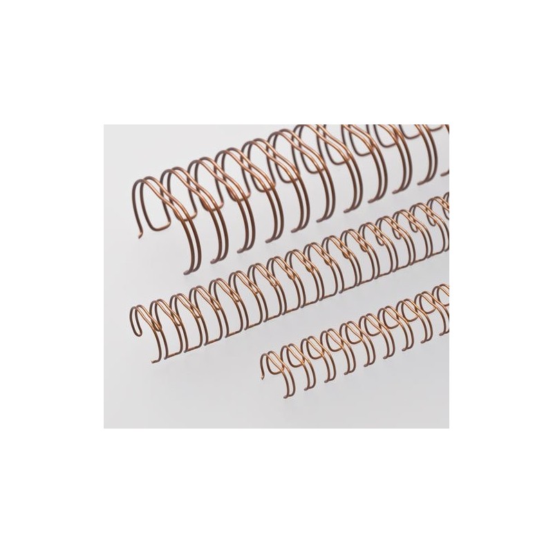 Reliure Métallique N°9 14,3 mm (9/16") Bronze Boite de 100