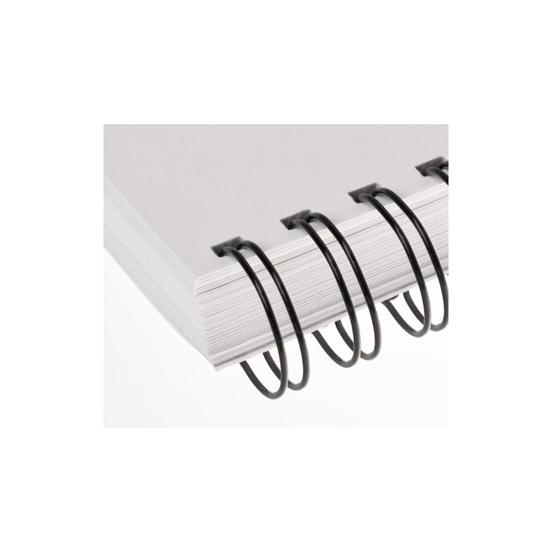 Reliure Métallique N°4 6,4 mm (1/4") Noir Boite de 100